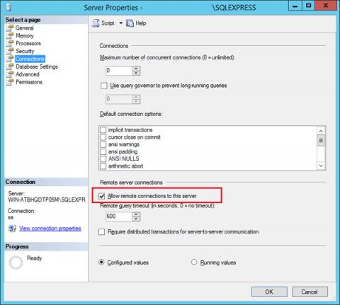 How to Define the Custom Port for MS SQL Remote Access?