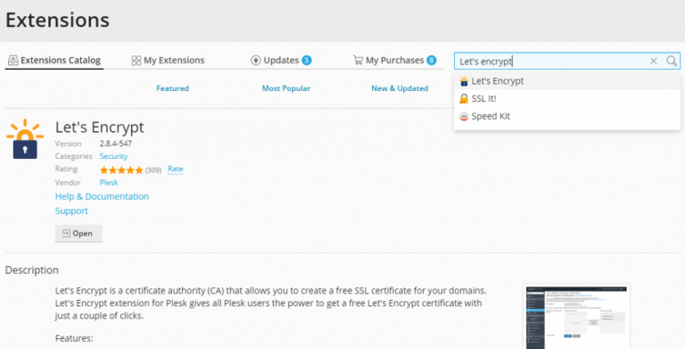 Install Let’s Encrypt SSL for a Domain in Plesk – Step-by-Step
