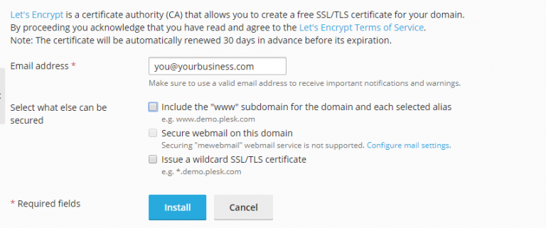 Install Let’s Encrypt SSL for a Domain in Plesk – Step-by-Step