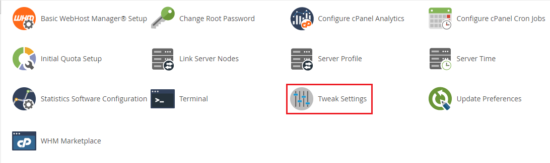 How do you change the WHM interface's language?