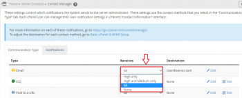 How to Use cPanel/WHM to Configure Email Notifications