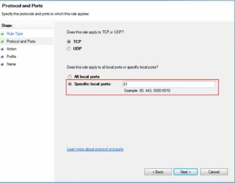 How to Allow Ports Through the Windows Firewall