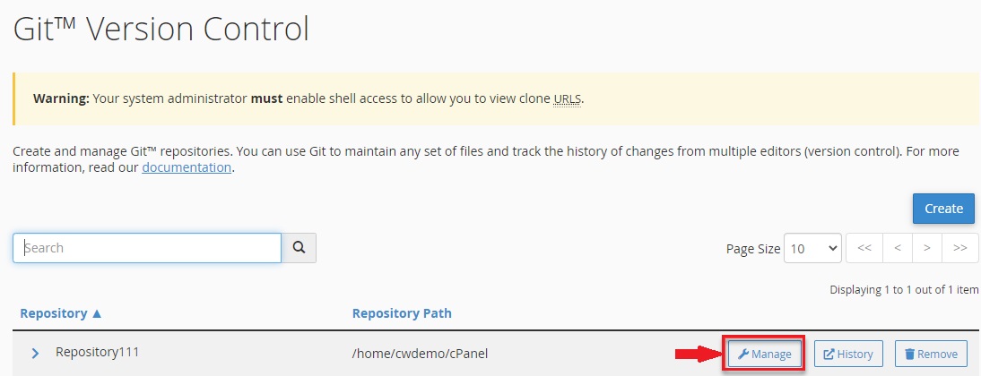 Update a Website Using Git™ Version Control in cPanel