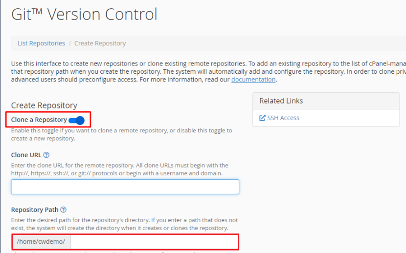 Using Git Version Control the Easy Way in cPanel