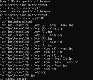 How to Copy Files from One Directory to Another Using CMD
