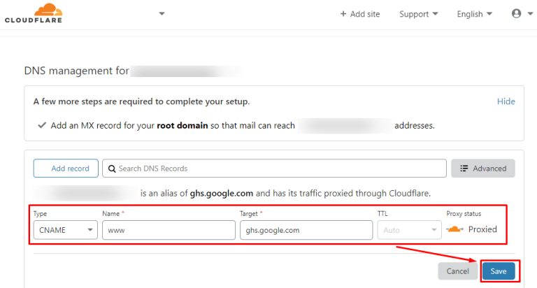 Setting Up DNS Records for Your Domain in Cloudflare | bodhost